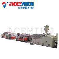 China PVC Foam Plate Making Machine 25m*5m*3m With Forming Table Tracking Cutter for sale
