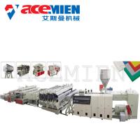 China PVC Free Foam Sheet Foam Plate Making Machine 10-20T For Mounted Panels for sale