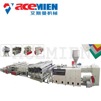 China PVC Free Foam Sheet Foam Plate Making Machine 10-20T For Mounted Panels for sale