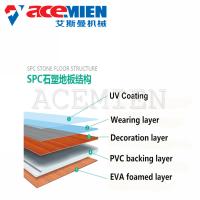 China Customized Voltage Automatic Plastic SPC Flooring Machine High Efficiency for sale