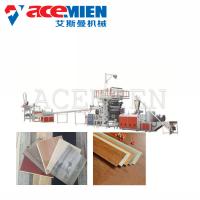 China Click Vinyl SPC Flooring Machine 30X4X4M Power 150-250 KW Easy Operation for sale