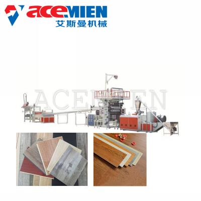 China Click Vinyl SPC Flooring Machine 30X4X4M Power 150-250 KW Easy Operation for sale