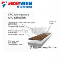 China High Output Plastic Floor Tile Machine , Floor Tiles Making Machine Click Vinyl for sale