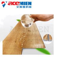 China Durable SPC Flooring Machine Click Vinyl Board With Cooling Bracket T Type Mould for sale