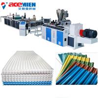 China PVC Roofing Sheet Plant Roof Tile Machine , Roof Roll Forming Machine ASA Resin for sale