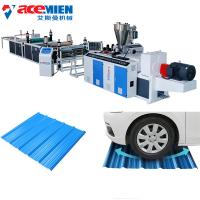 China Durable Corrugated Roof Sheet Making Machine For PVC Corrugated Wave Colored Roof Tile for sale