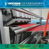 China 250KW Bamboo Shape Glazed Plastic Roofing Tile Co Extrusion Machine with Smart Control System for sale