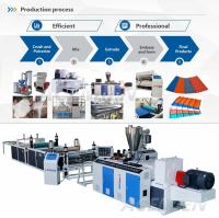 China 150kw PVC Tile Corrugated Roof Sheet Making Machine for Steady Running for sale