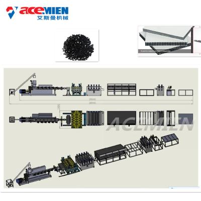 China Single Screw Weight 8-20 T Extrusion Mould PP Plastic Construction Formwork Machine for sale