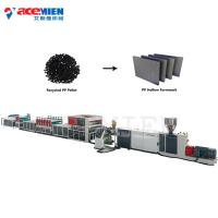 China Hollow Polypropylene Sheet Making Machine , Construction Formwork Machine for sale