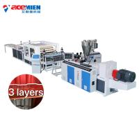 China 3 Layers ASA Glazed Plastic Roof Tile Making Machine for sale