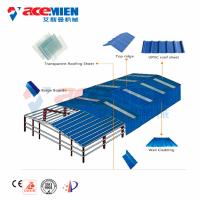 China Recycled PVC + ASA Glazed 55kw 400kg/H Roof Tile Machine for sale