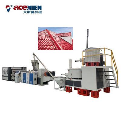 China 2 Layer UPVC PVC 165kw 880mm Roofing Sheet Making Machine for sale