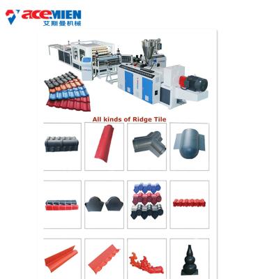 China Automatic CE 720MM Plastic Roof Tile Making Machine for sale