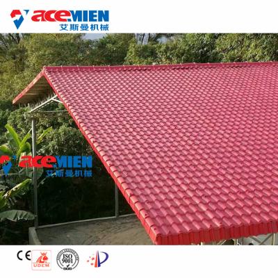 China PVC + ASA Corrugated ABB 1.5MM Plastic Roof Tile Making Machine for sale