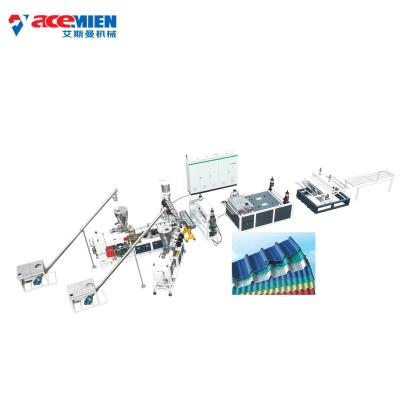 China UPVC PET Corrugated Roof Sheet Making Machine 280KW for sale
