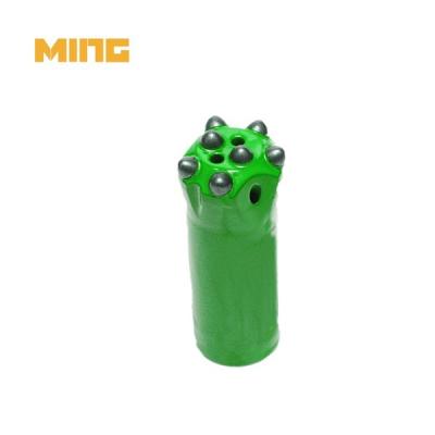 China 11 Degree Tapered Cross Drill Bit 32mm DTH Rock Coring Tool for Mining and Quarrying for sale