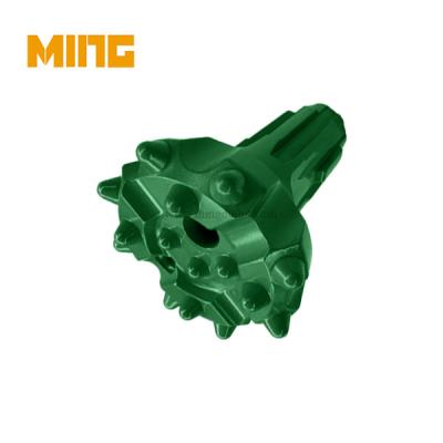 China HKNSH110mm DTH Rock Button Drill Bit with 110PS Russian Spline Shank for Mining and Blasting Operations for sale