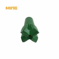 China 11 Degree 30mm Tapered Cross Button Bit with Strong Wear Resistance for Stone Engineering and Mining Applications for sale