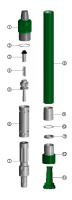 China 4inch High Air Pressure DTH Hammer With DHD340 Connection for sale