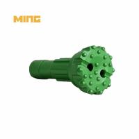 China 118 Degree Point Angle DTH Button Bit 4-1/2 Inch Overall Length Carbide for Concrete Drilling for sale