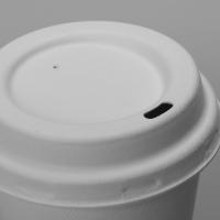 China Bagasse Molded Pulp Leakproof 8oz 250ml Biodegradable Cups And Lids for sale