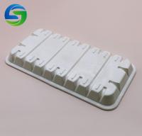China Heat Resistant Square  22g 24×13×2cm Corn Starch Plates for sale