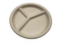 China φ225×18mm 16 Grams Biodegradable Sugarcane Bagasse Plates for sale