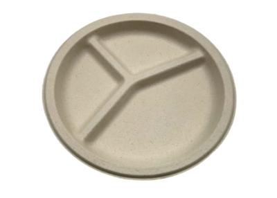 China φ225×18mm 16 Grams Biodegradable Sugarcane Bagasse Plates for sale