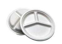 China φ225×18mm 16 Grams Biodegradable Sugarcane Bagasse Plates for sale