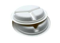China φ225×18mm 16 Grams Biodegradable Sugarcane Bagasse Plates for sale