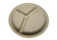China φ225×18mm 16 Grams Biodegradable Sugarcane Bagasse Plates for sale