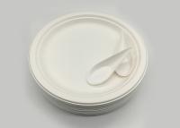 China 9 Inch Snack 100% Natural Sugarcane Compostable Plates for sale
