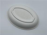 China 10/12 inch Biodegradable Sugarcane Bagasse Plates for sale