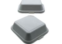China Sandwich 20g 150x150x40mm Biodegradable Takeout Containers for sale