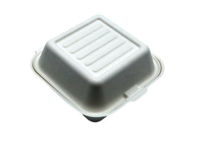China Sandwich 20g 150x150x40mm Biodegradable Takeout Containers for sale