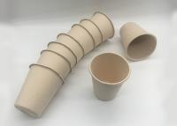 China Eco-friendly Biodegradable Sugarcane Pulp 8oz Disposable china Coffee Milk Tea Paper Cup for sale