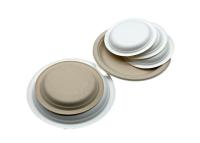 China Eco Friendly 6 Inch 50pcs/Bag Sugarcane Fiber Plates for sale