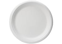 China Eco Friendly 6 Inch 50pcs/Bag Sugarcane Fiber Plates for sale