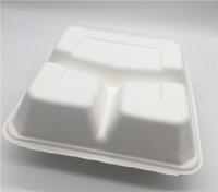 China Bento Petroleum Free 8''×8'' Biodegradable Take Out Boxes for sale