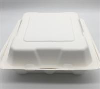 China Bento Petroleum Free 8''×8'' Biodegradable Take Out Boxes for sale
