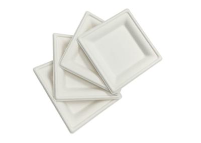 China 100% Compostable 6 Inch 10g Sugarcane Waste Plates for sale