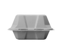 China 6×6×3 Inch Microwave Biodegradable Disposable Food Containers for sale