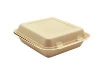 China 6 Inches Lunch Freezer Safe Biodegradable Takeout Containers for sale
