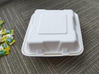 China Biodegradable compostable bagasse 8inch compartment lunch paper boxes for fast food for restaurant and party use for sale