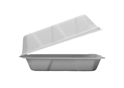 China 8×8 Inches Meal Clamshell Biodegradable Takeout Containers for sale
