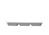 China 25g Oilproof Lunch Cafeteria  Biodegradable Food Trays for sale