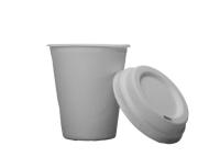 China Sugarcane Bagasse 8 Ounces 8g Biodegradable Cups And Lids for sale