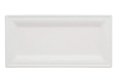 China 10x5 Inch Oilproof Biodegradable Sugarcane Bagasse Plates for sale