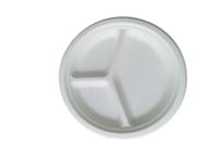 China 10inch disposable dinner compartment plates biodegradable sugarcane bagasse for restaurant and party use for sale